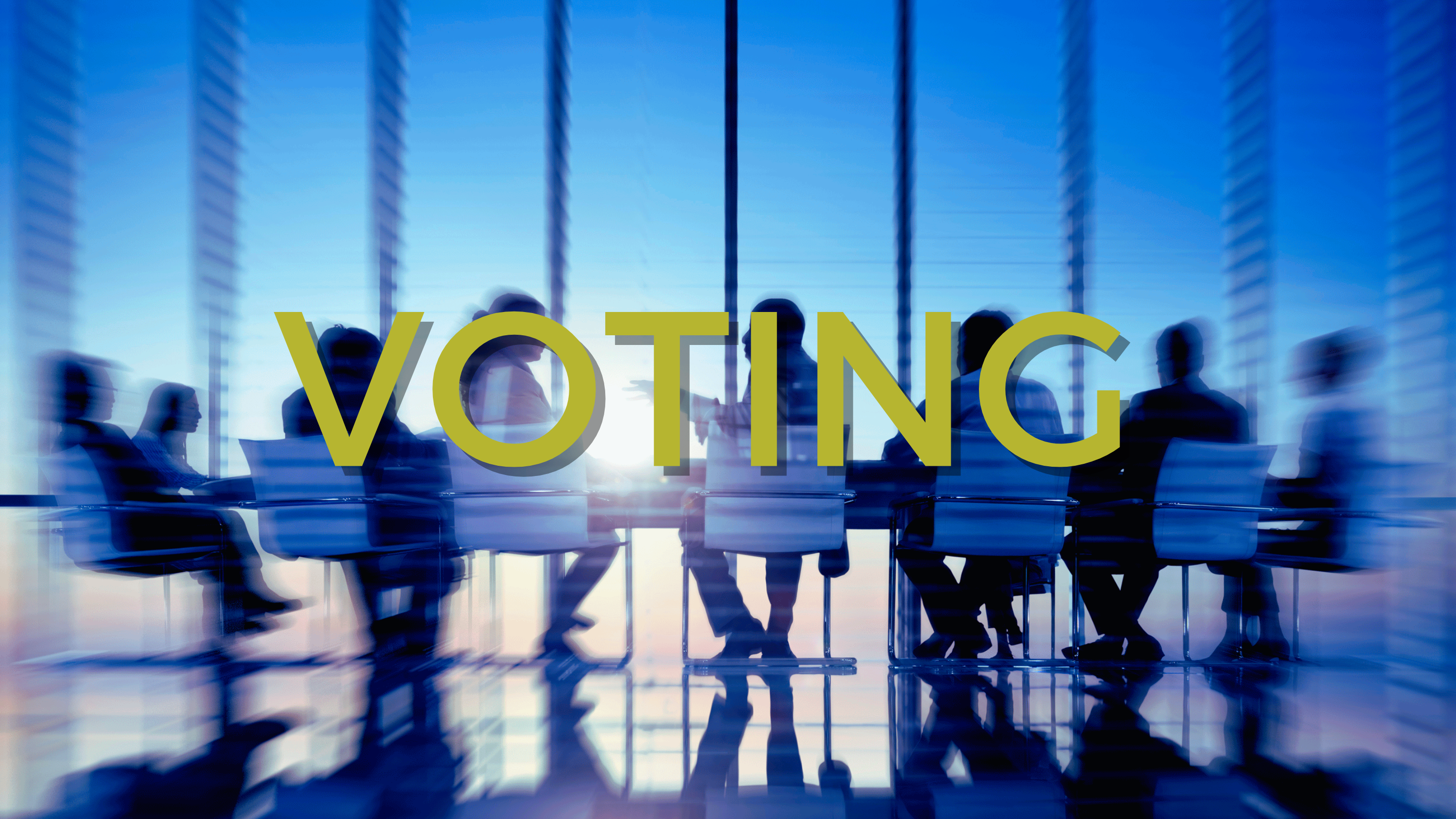 Voting at a Church Business Meeting