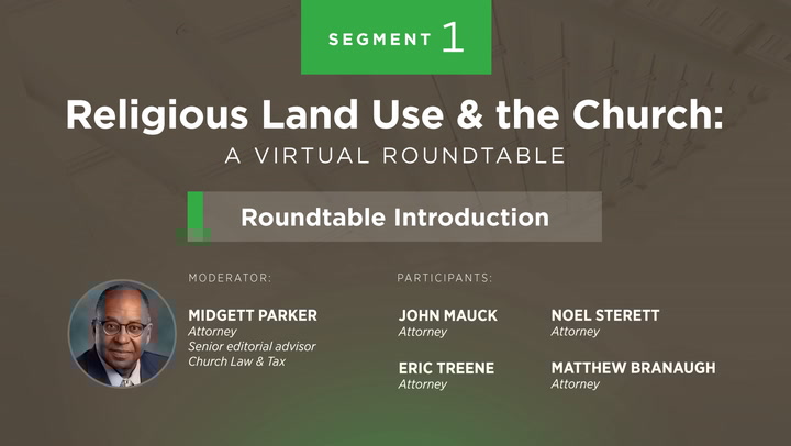 Introduction: Religious Land Use & The Church